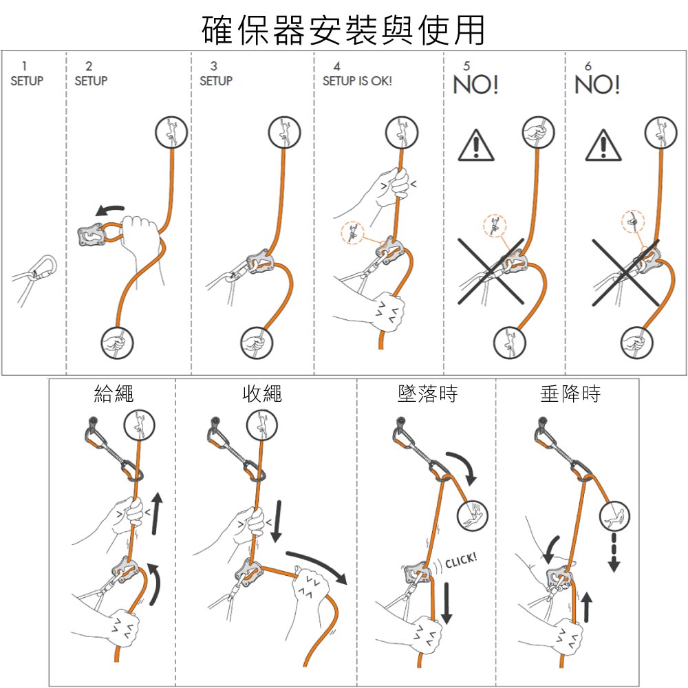 Climbing Technology 確保器 CLICK UP KIT【黃色】2K645 | 蝦皮購物