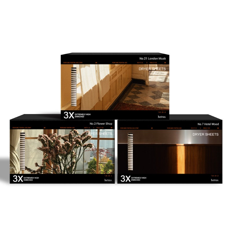 24H台灣出貨【韓國製－Hetras．烘衣香氛紙《30入》】香氛 香氛烘衣紙 衣物柔軟片 烘衣紙 生日禮物 母親節禮物 | 蝦皮購物