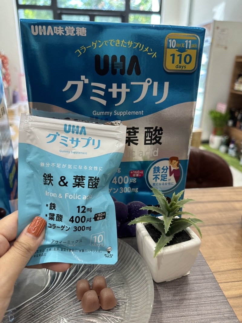 🌸現貨🌸日本Costco限定👉UHA味覺糖維他命軟糖/鐵/葉酸/巴西莓/維生素C/檸檬 | 蝦皮購物