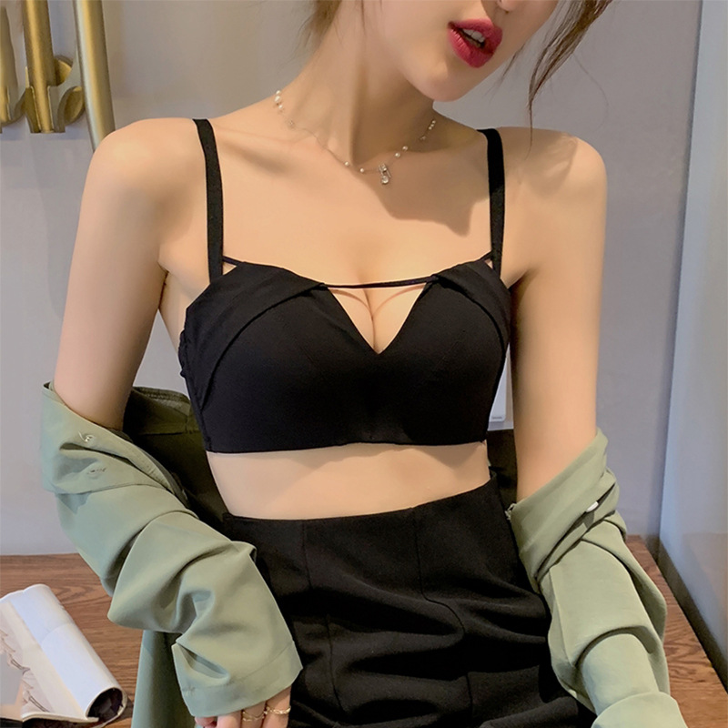 Onedays 北歐雜誌款 素色日系集中內衣 👙厚墊無鋼圈集中托高內衣褲 爆乳 美背 內搭 情趣內衣 調整型 C419 | 蝦皮購物