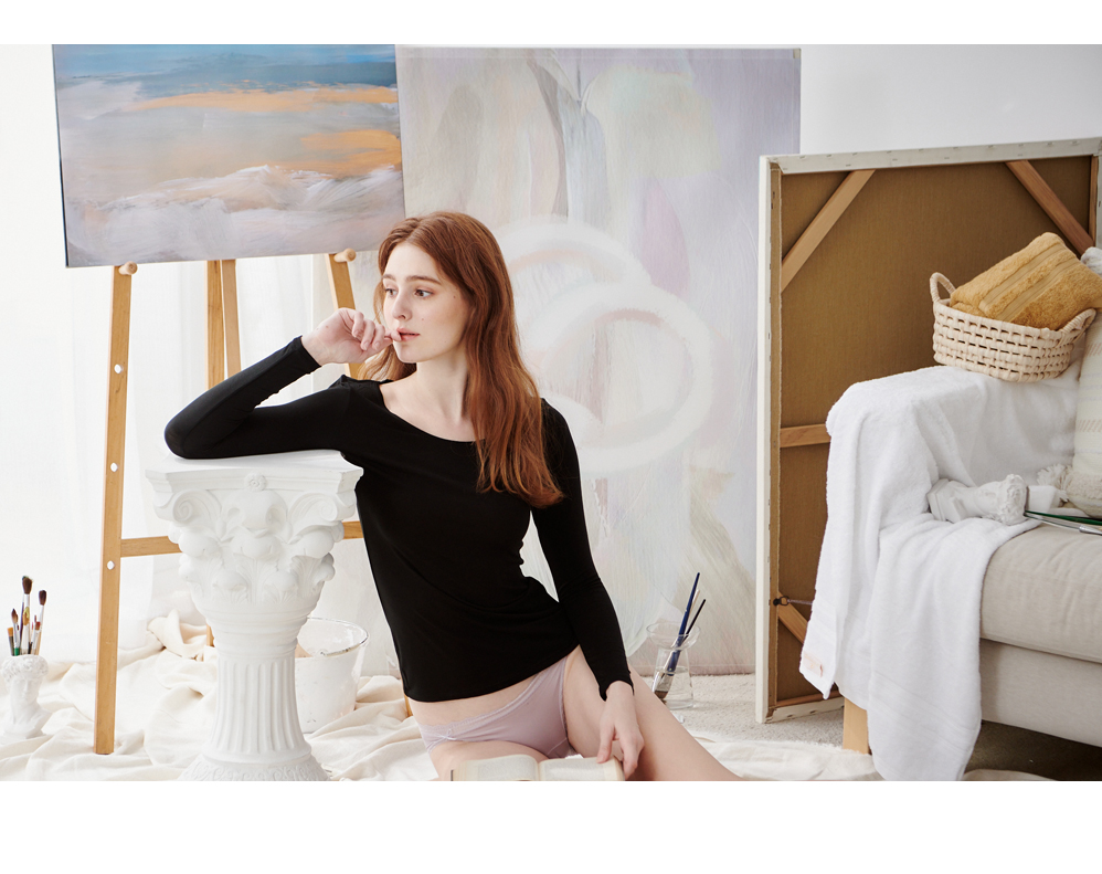 【棉花共和國品牌館】【HEATPLUS】暖女V領/圓領發熱衣(極細纖維 保暖 發熱 輕薄) | 蝦皮購物