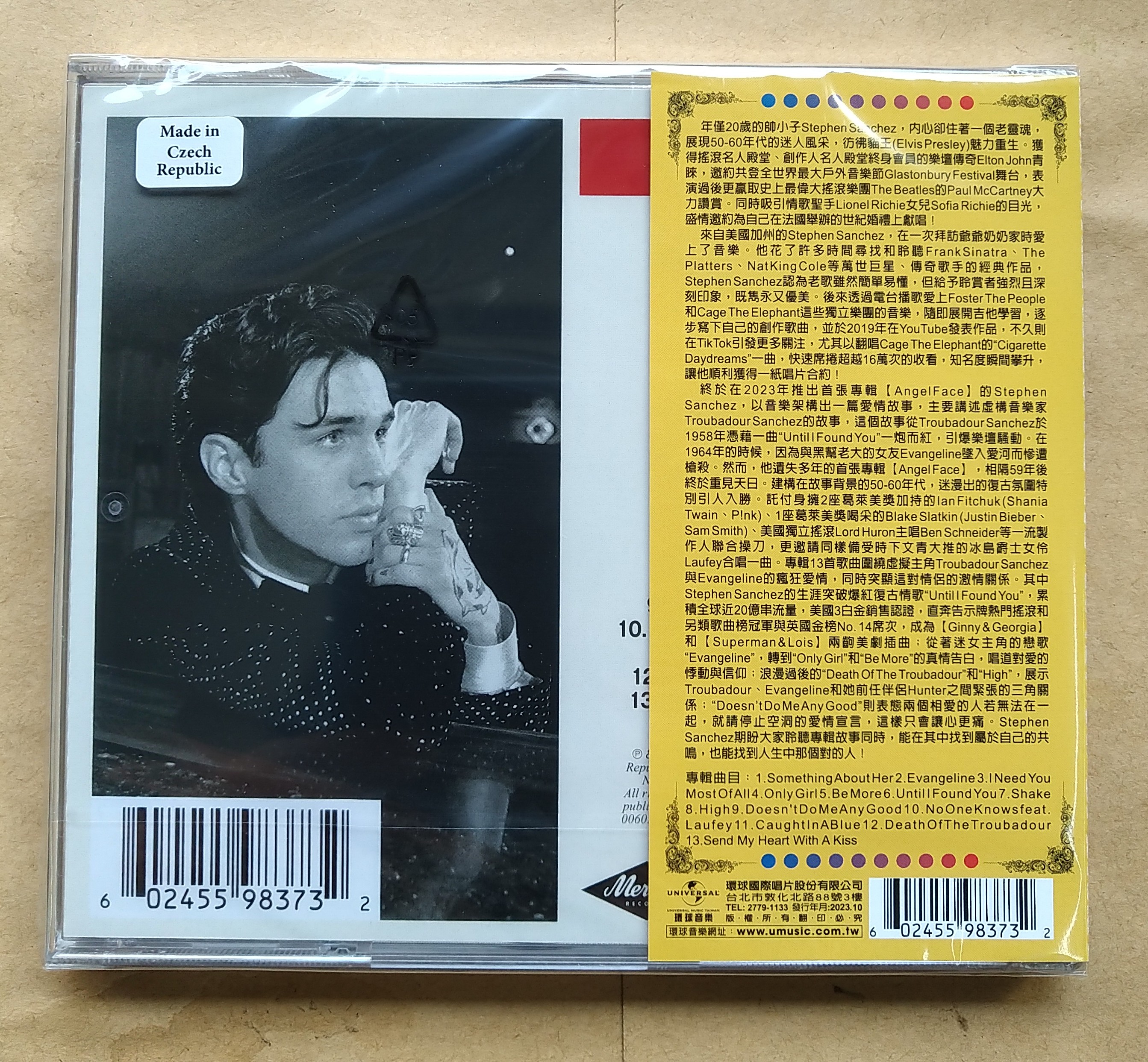 Stephen Sanchez / Angel Face 史蒂芬桑契斯 天使臉龐CD 進口正版全新 | 蝦皮購物