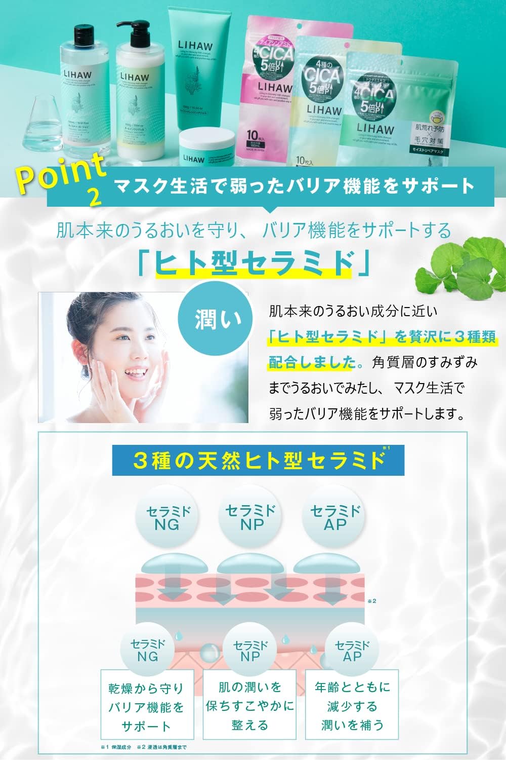 LDK推薦 日本 LIHAW 麗花 CICA 積雪草 保濕補水 面膜 | 蝦皮購物