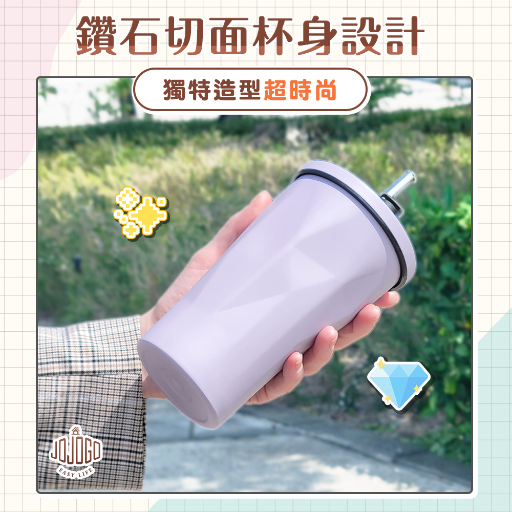 JOJOGO 304不鏽鋼網紅冰霸杯 吸管杯 冰霸杯 咖啡杯 環保杯 不鏽鋼杯 保冰杯 保溫杯 冰壩杯 環保杯 隨手杯 | 蝦皮購物