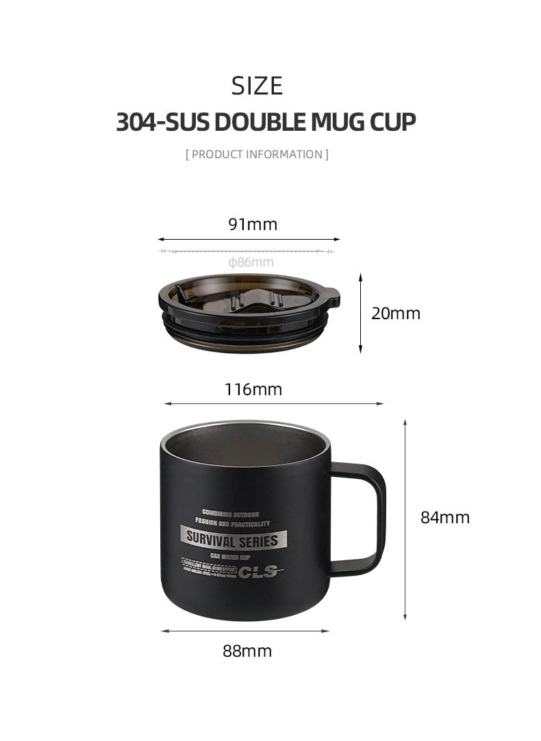 戰術馬克杯 隔熱杯【露營殿】CLS 戰術馬克杯 馬克杯 防漏水杯 水杯 隨身杯 露營用品 環保杯 350ML | 蝦皮購物