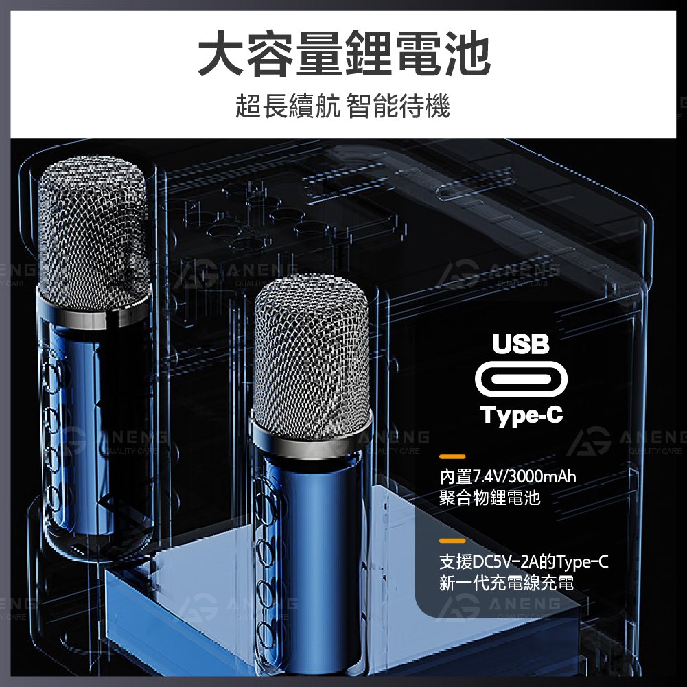 【蝦皮隔日配】 YS-203/YS-219雙人行動KTV麥克風音響 家庭行動藍牙音響 藍牙麥克風 雙人無線藍芽麥克風 | 蝦皮購物