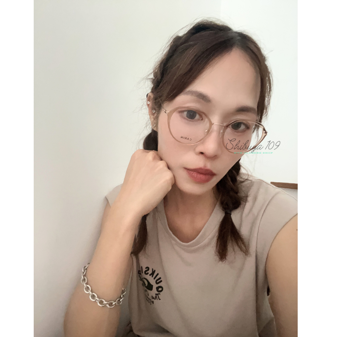 OLSEN P C4_透棕-玫瑰金 日系感鏡框 打造空氣感就靠它了 網路其他通路已售罄 | 蝦皮購物