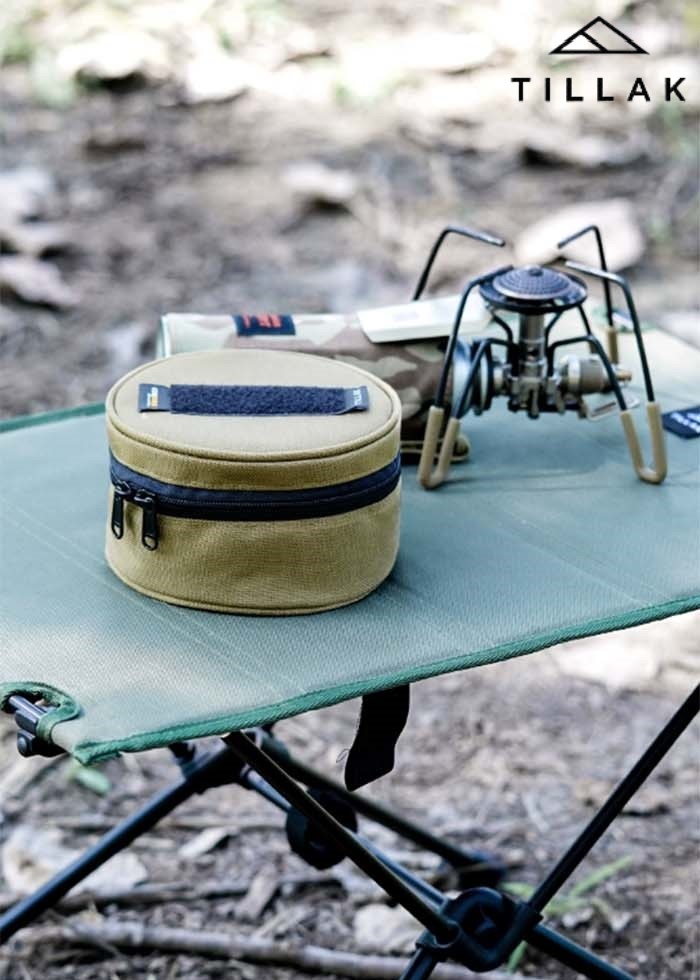【TILLAK】Cordura 1000D 雪拉碗收納包 餐具收納包 圓形收納包 3C配件收納包 線材收納包 小物收納袋 | 蝦皮購物