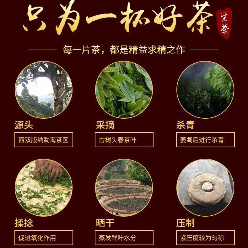 【限量版】普洱茶 2008年老班章 雲南勐海老班章餅茶 陈年老普洱茶 普洱生茶 357g | 蝦皮購物