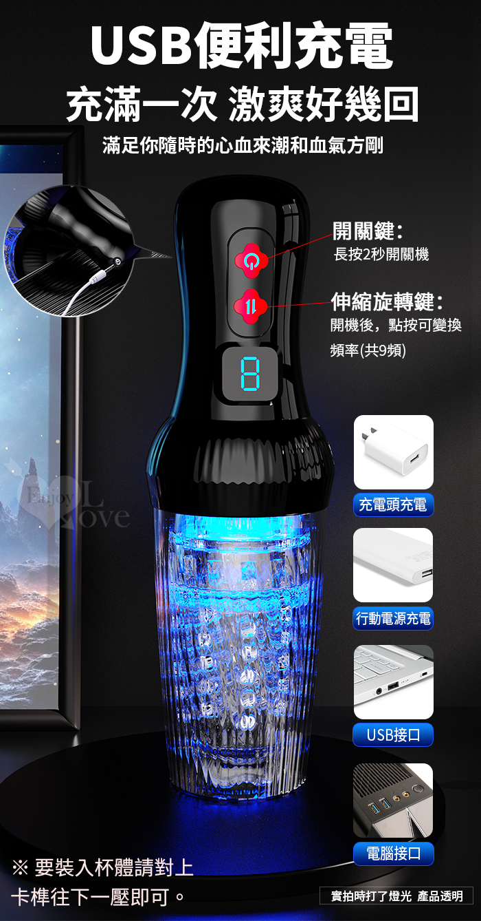 Hgod 9頻立體花式高速伸縮旋轉數碼顯示活塞飛機杯 按摩自慰鍛練三合一自慰杯 電動自慰器 | 蝦皮購物