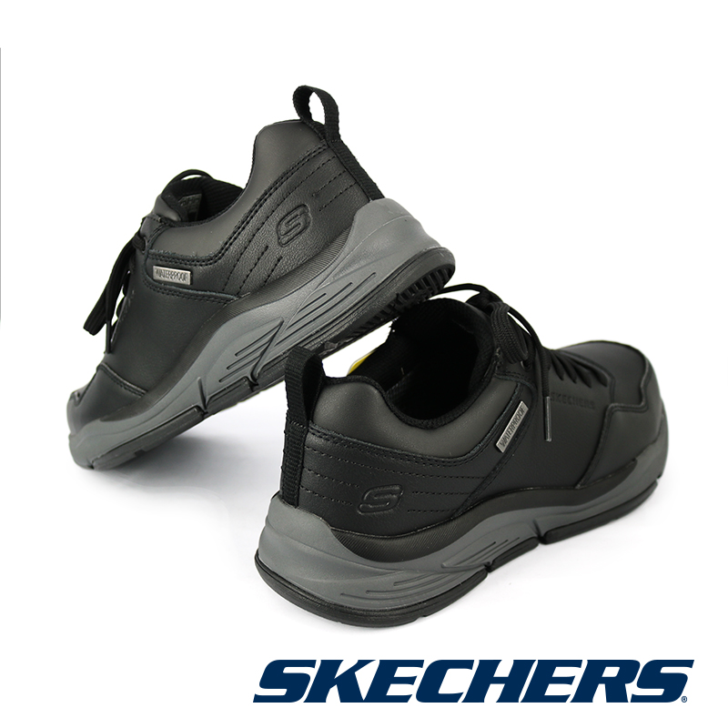 【SKECHERS】 男 休閒系列 BENAGO - 210021 - 灰黑 (8.5) | 蝦皮購物