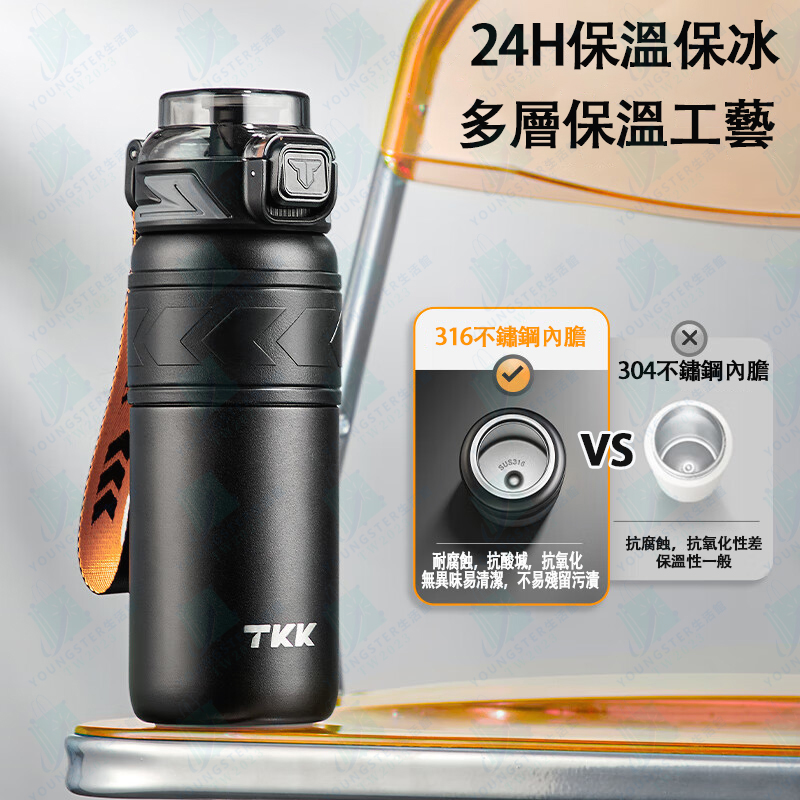 316不鏽鋼保溫杯 900ml手提運動水壺車載保溫杯附伸縮吸管24H保冰保溫杯茶隔保溫瓶 健身水壺 | 蝦皮購物