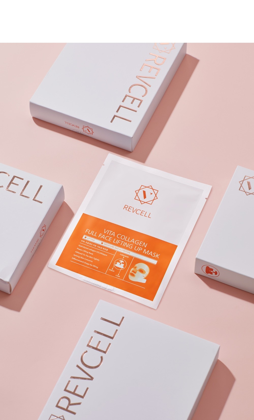 【REVCELL】緊緻面膜(5片/盒) 女神價優惠二盒 $1,022.- | 蝦皮購物