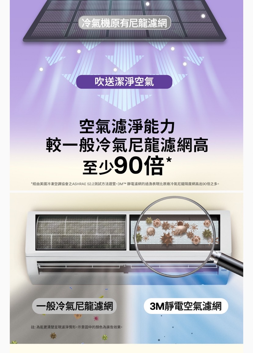 愛的小舖- 3M 淨呼吸 專業級捲筒式靜電空氣濾網 9809-LRTC 38公分 X 450公分 | 蝦皮購物