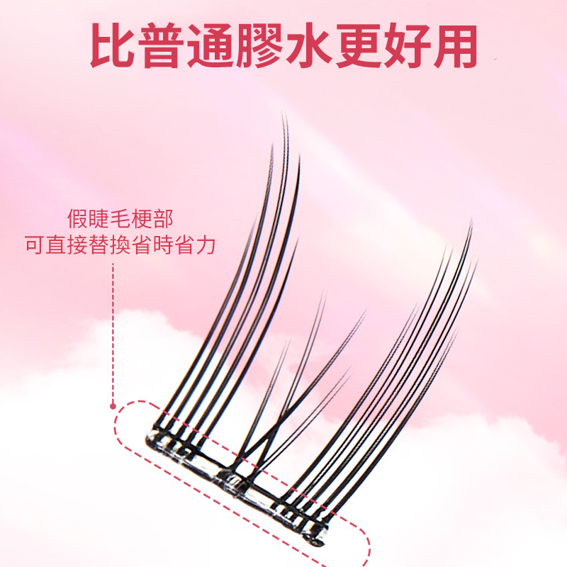 Suke.co 台灣現貨 BQI 假睫毛 自黏膠條 免膠水 防水 防汗 替換 重複使用 透明果凍 睫毛膠條 睫毛膠 | 蝦皮購物