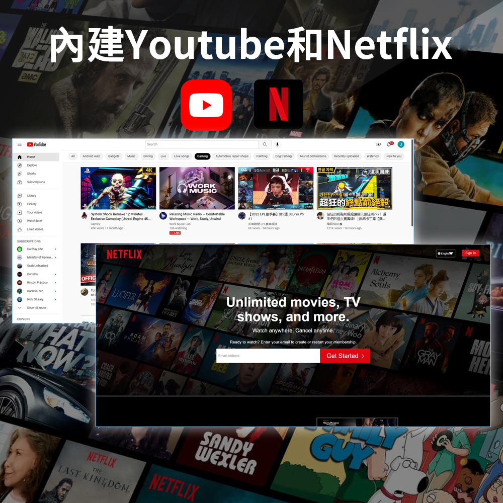 【台灣現貨】最新款MK665安卓系統車盒YouTube魔術電視盒無線carplay/無線安卓 auto 支援分割螢幕 | 蝦皮購物