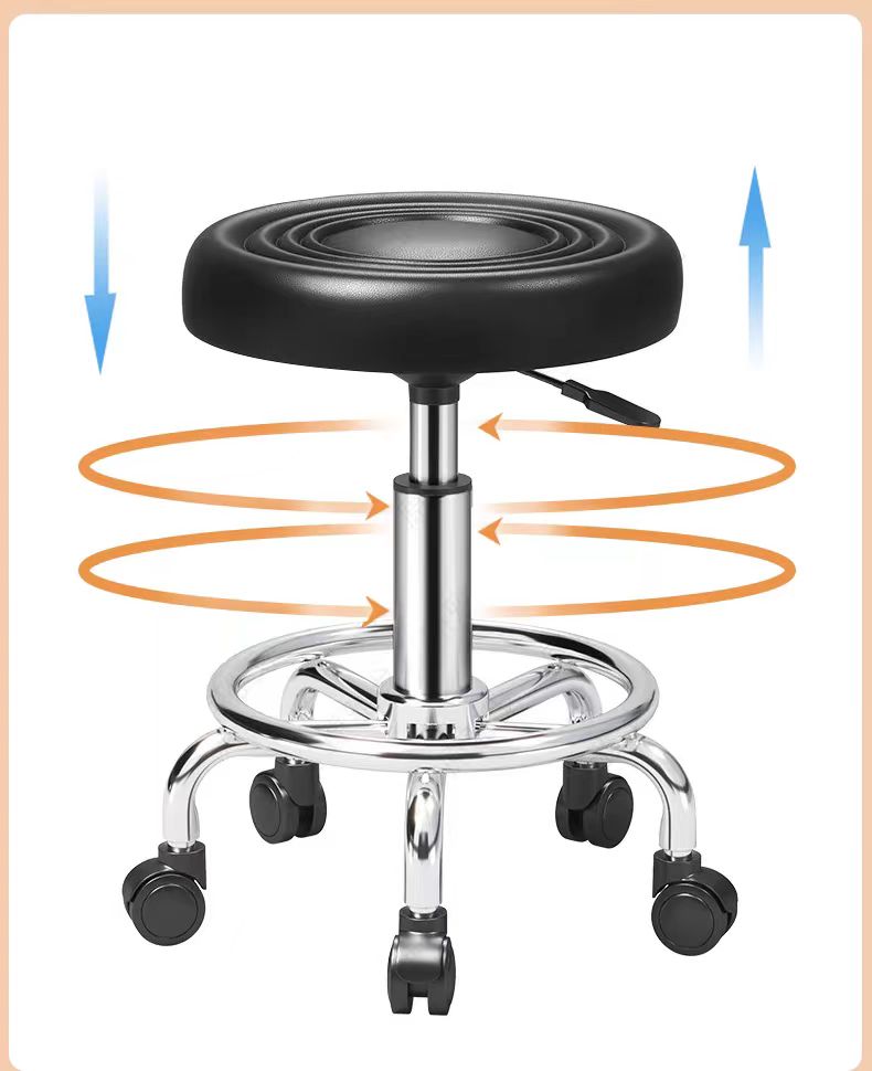 【熱銷】吧臺椅 陞降吧椅 旋轉吧凳 酒吧椅子 轉椅高腳凳 靠背圓凳美容凳子陞降椅子 輪滑凳子 旋轉椅 陞降滑輪椅 美甲椅 | 蝦皮購物