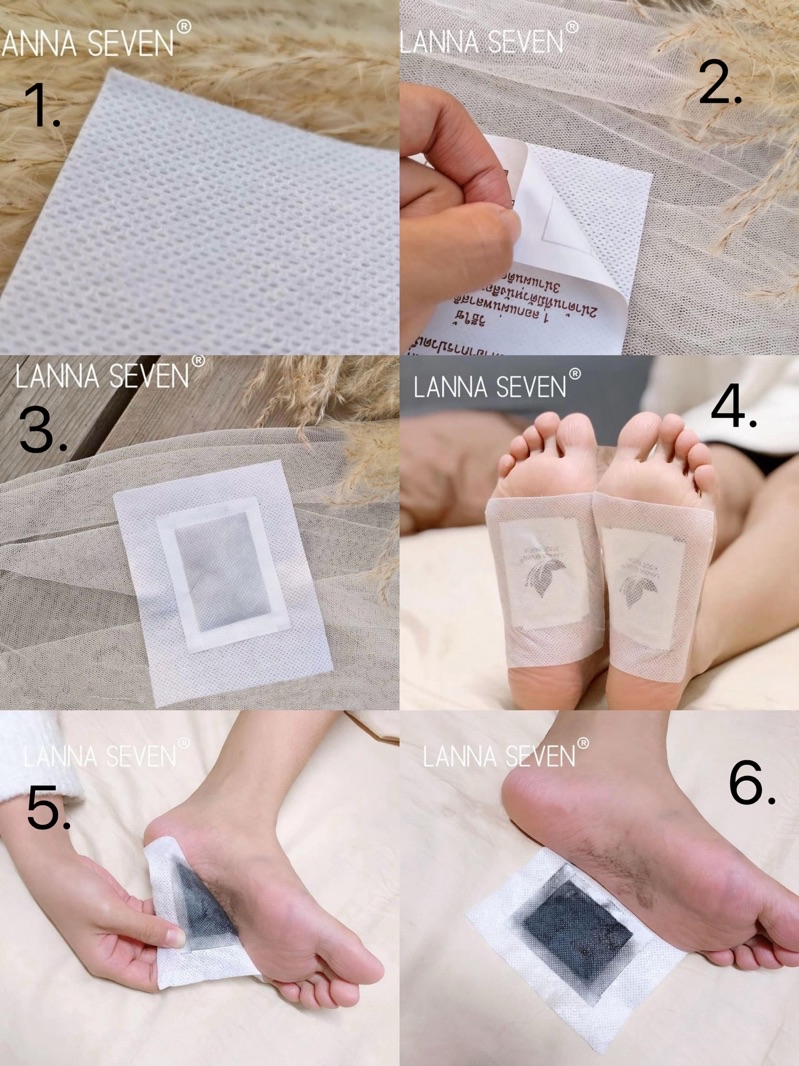 第三代 新包裝 升級版 泰國 LANNA 泰國 Lanna Seven 足貼(一包10入) 晚安足底舒適貼布 蘭納 足貼 | 蝦皮購物