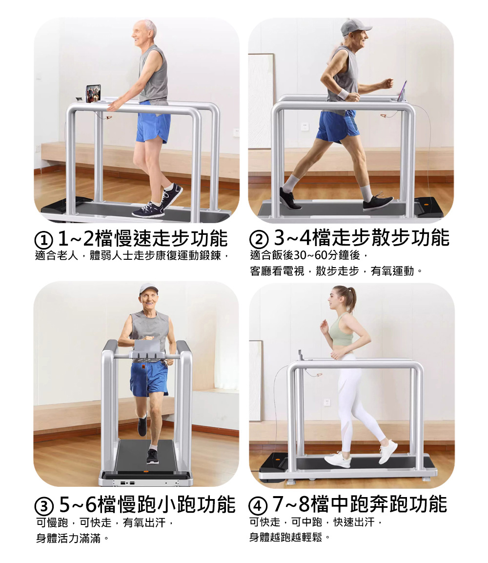 【X-BIKE 到府安裝】安全電動跑步機 復健可用 超慢速走步機 XBT-A80 | 蝦皮購物