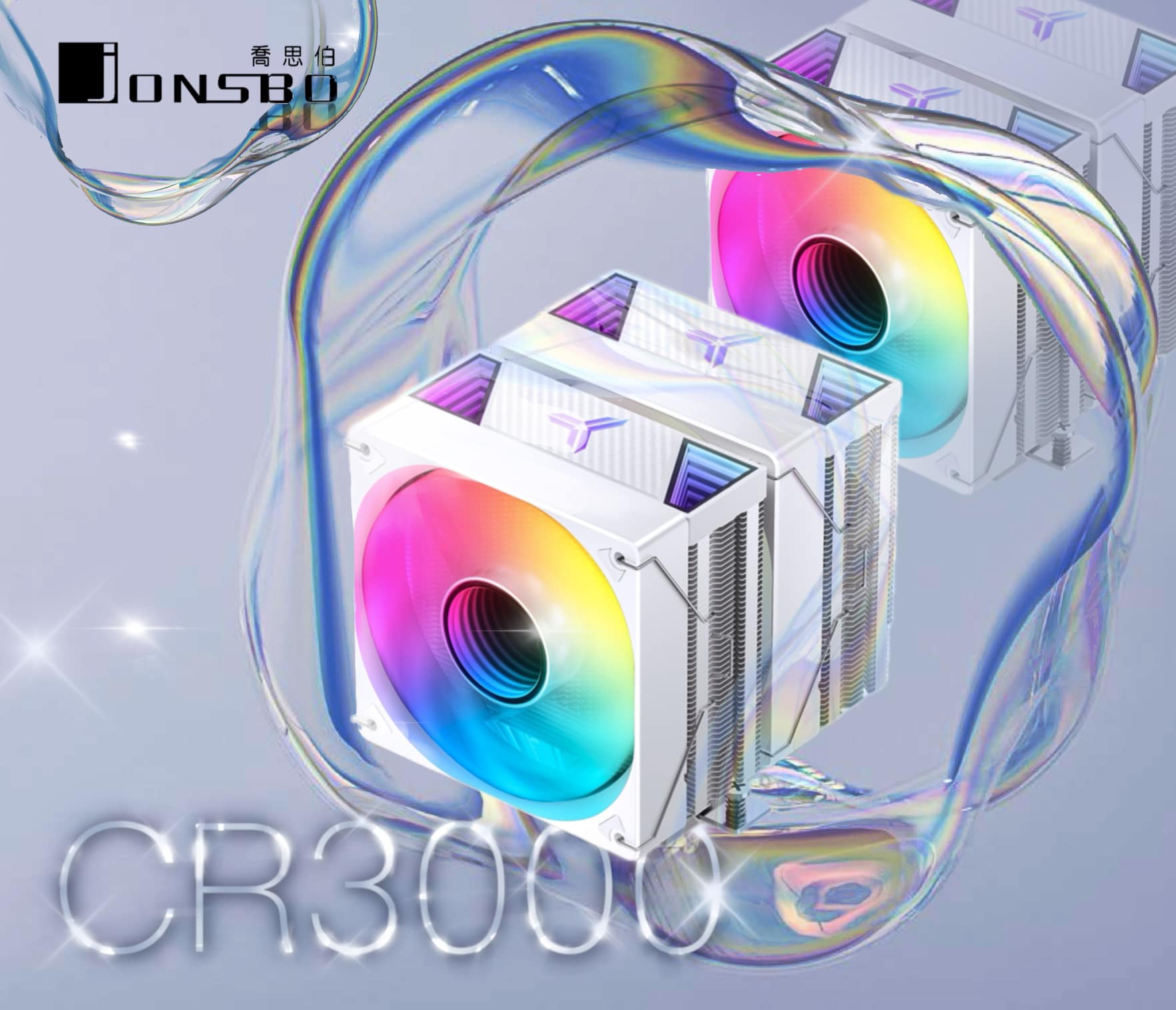 【Jonsbo】CR3000 雙塔雙扇CPU散熱器 TDP:260W 3年保(無限鏡面/7導管/微凸銅底/高度160mm | 蝦皮購物