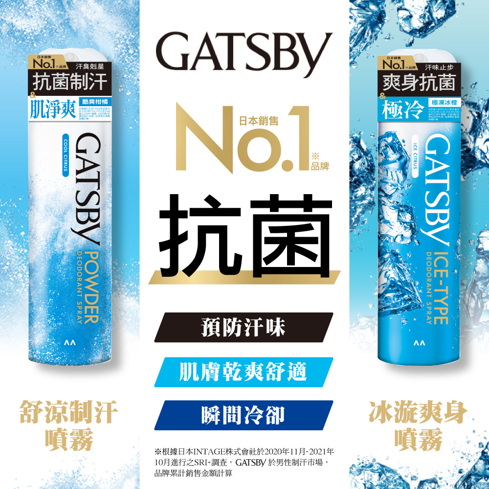 新品上市 GATSBY 魔法激凍體用噴霧 170ml 金木樨 舒涼制汗 冰漩爽身 凍感體香噴霧 涼感噴霧 清涼 | 蝦皮購物