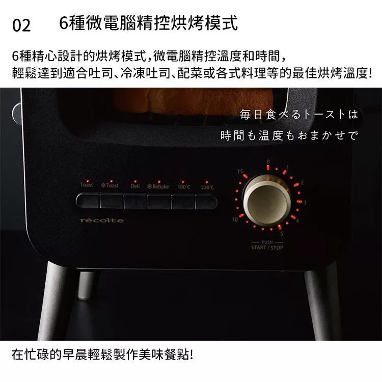 recolte 日本麗克特 Slide Rack Toaster烤麵包機 經典烤箱 RSR-2 經典黑/現貨免運 | 蝦皮購物
