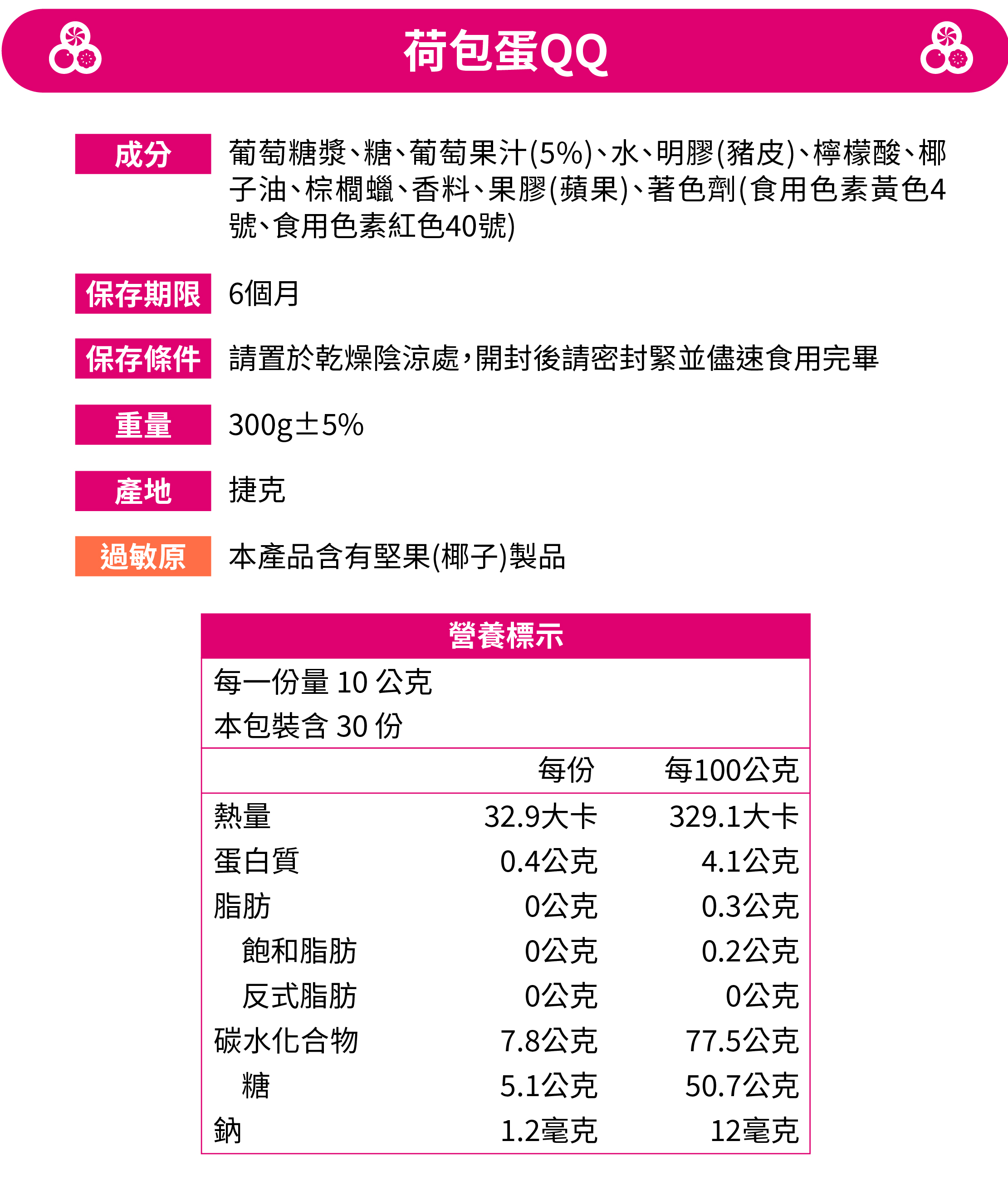 【三陽食品】荷包蛋QQ 300g 蝦皮代開發票 | 蝦皮購物