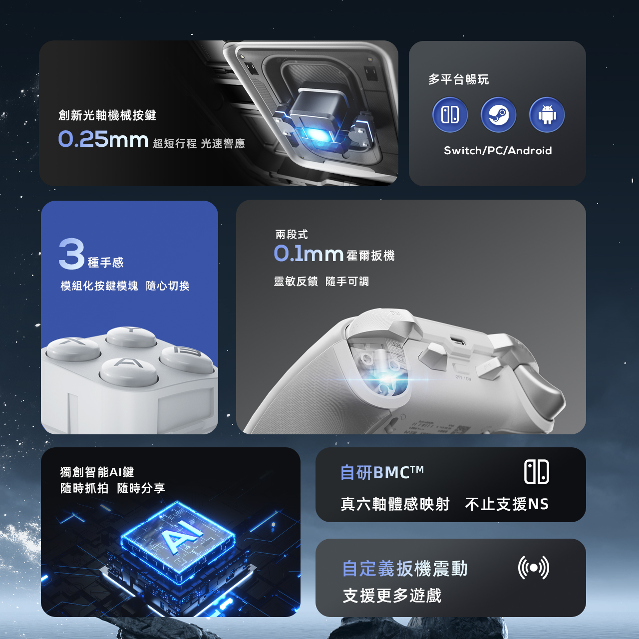北通 BEITONG｜宙斯2 遊戲手把 光軸精英手把 旗艦版 白色 | 蝦皮購物