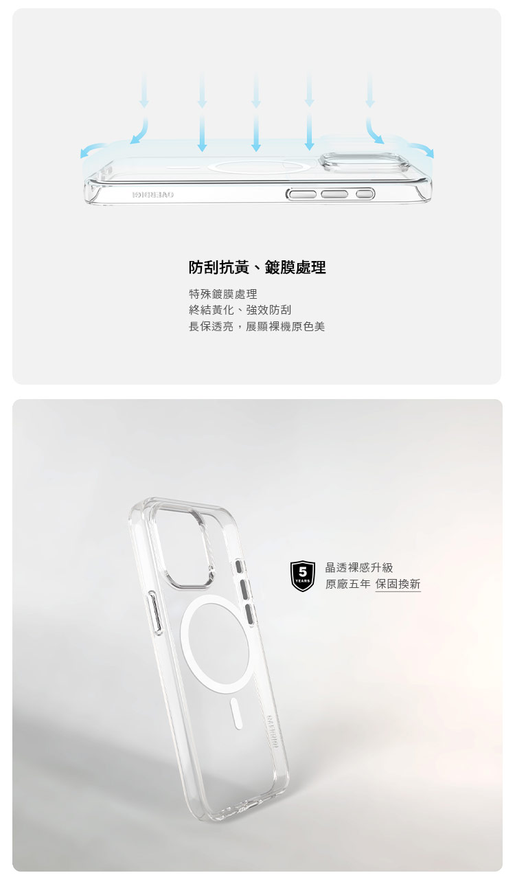 OVERDIGI iPhone 15系列 V3 Mag磁吸抗黃防摔透明殼－磁吸款（原廠五年黃變保固） | 蝦皮購物