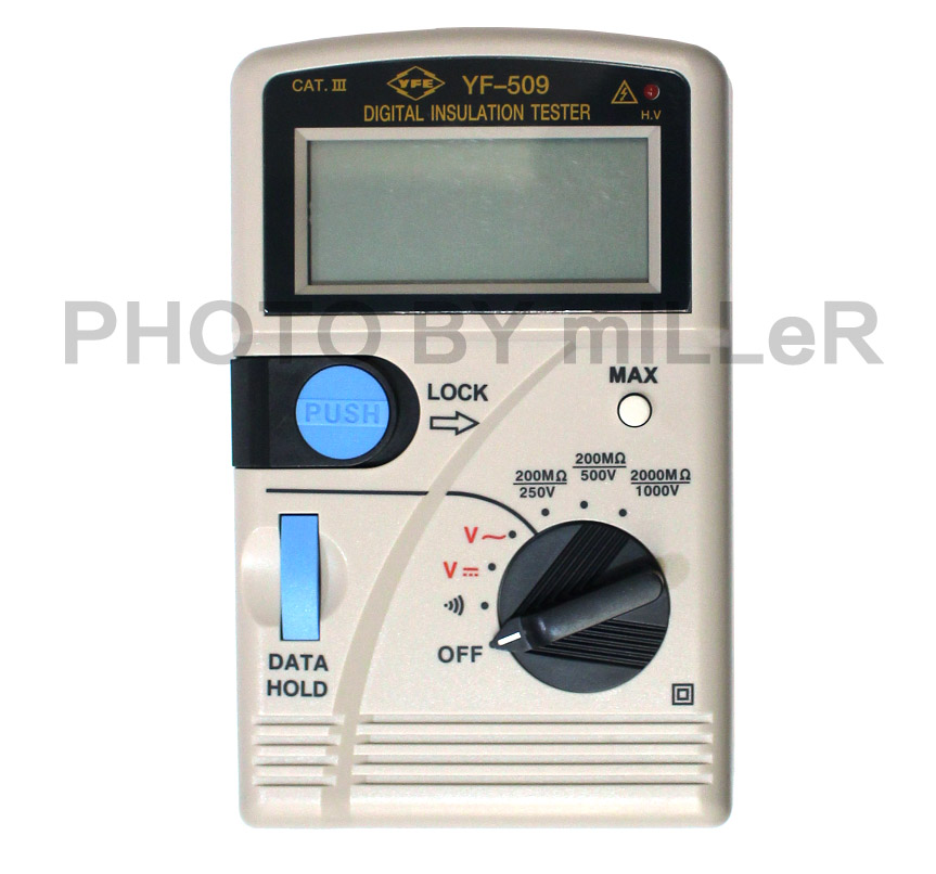 【含稅-可統編】TENMARS YF-509 數位高阻計 可測量絕緣高阻 交流電壓或直流電壓 高阻 | 蝦皮購物