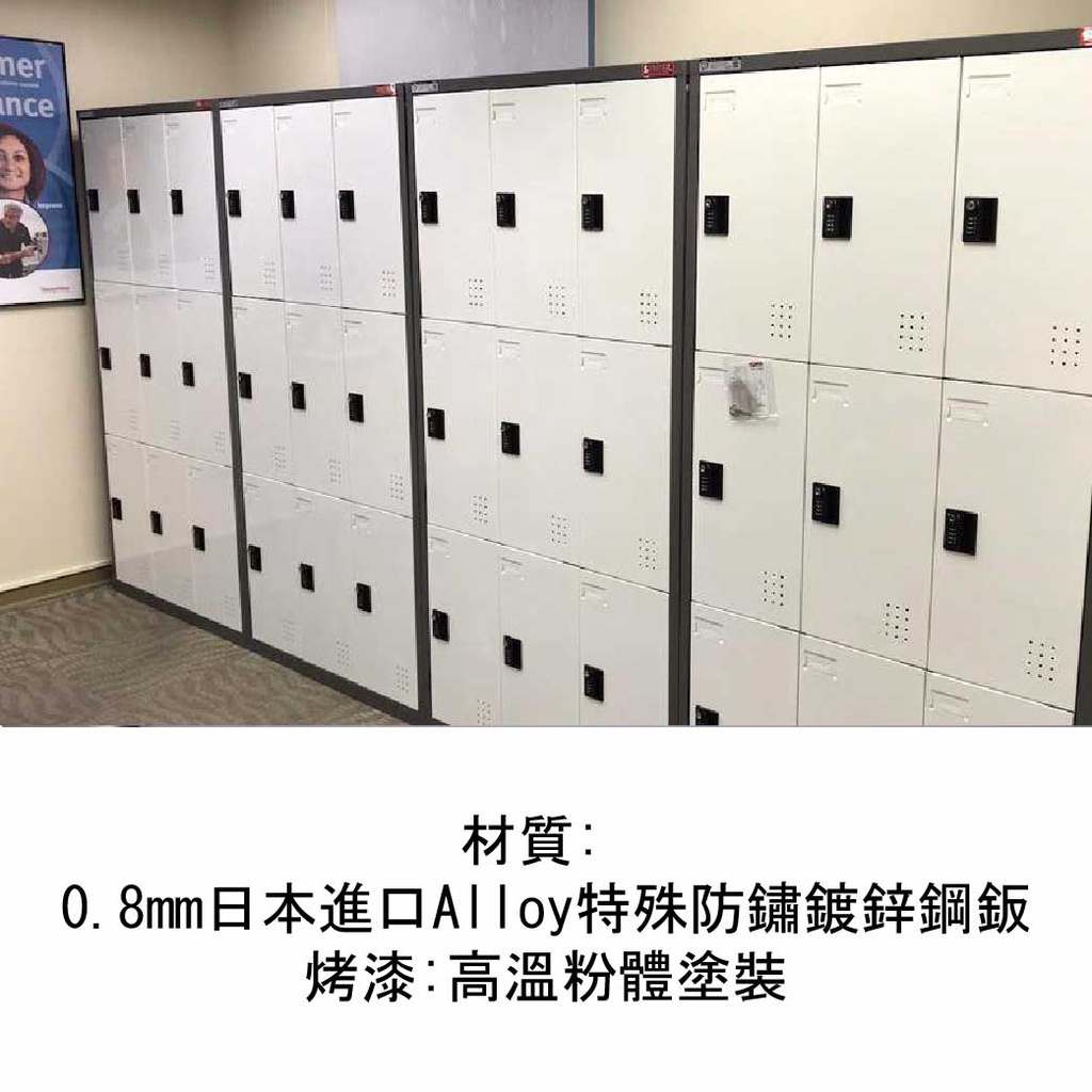 樹德【二排置物櫃】FC-206 密碼鎖/FC-206K 鑰匙鎖 收納櫃 置物櫃 多功能櫃 儲物櫃 雙排櫃 辦公家具 整理 | 蝦皮購物