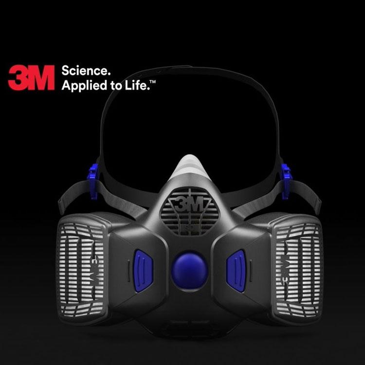 3M HF-802SD 防毒面具半面體 通話變膜 雙罐式 農藥 噴漆 濾毒罐 3M HF-802 | 蝦皮購物