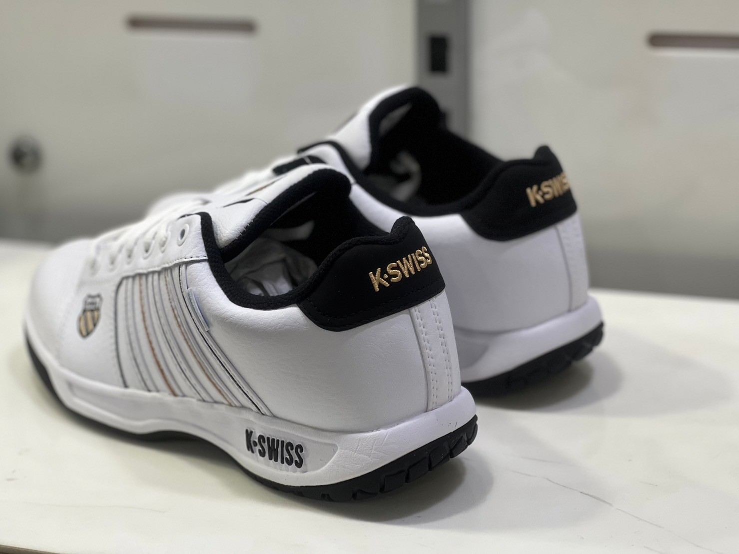 K-SWISS 男 平底鞋 美式休閒鞋 皮革 工作鞋 防水Eadall 台灣公司貨 06781137現貨 原價3280 | 蝦皮購物