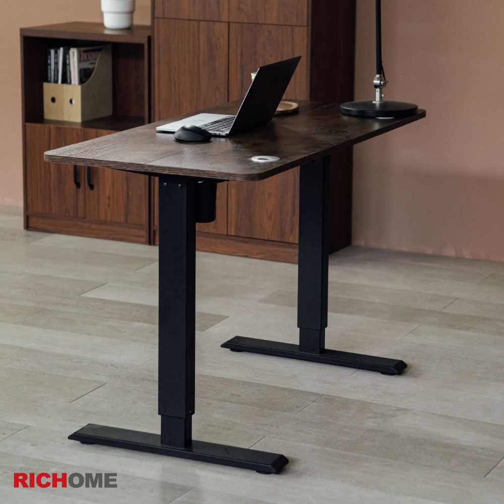 RICHOME DE-301 DUKE-黑爵士電動升降工作桌 辦公桌 電腦桌 工作桌 主管桌 職員桌 書桌 近全新 | 蝦皮購物