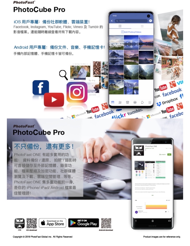【Photofast】PhotoCube Pro備份方塊 iOS/Android通用版 | 蝦皮購物