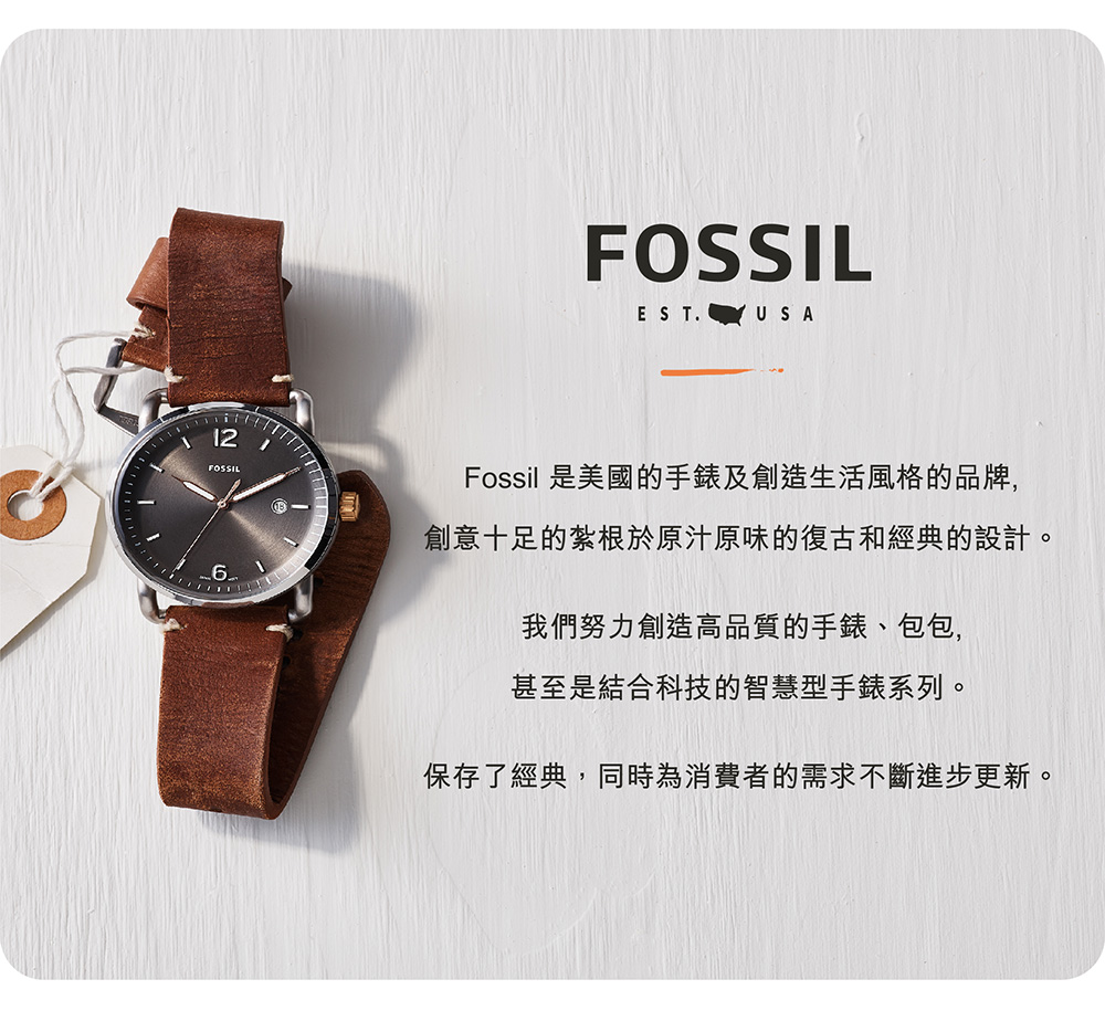 【FOSSIL 官方旗艦館】Brox 三眼計時酷炫低調灰手錶 槍灰色不鏽鋼鍊帶 50MM BQ2533 | 蝦皮購物