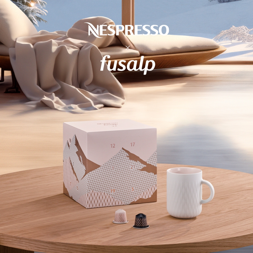 台中彰化可面交全新 Nespresso 雀巢膠囊咖啡機 c30 黑+Fusalp聯名節慶限量耶誕月曆禮盒共31顆膠囊 | 蝦皮購物