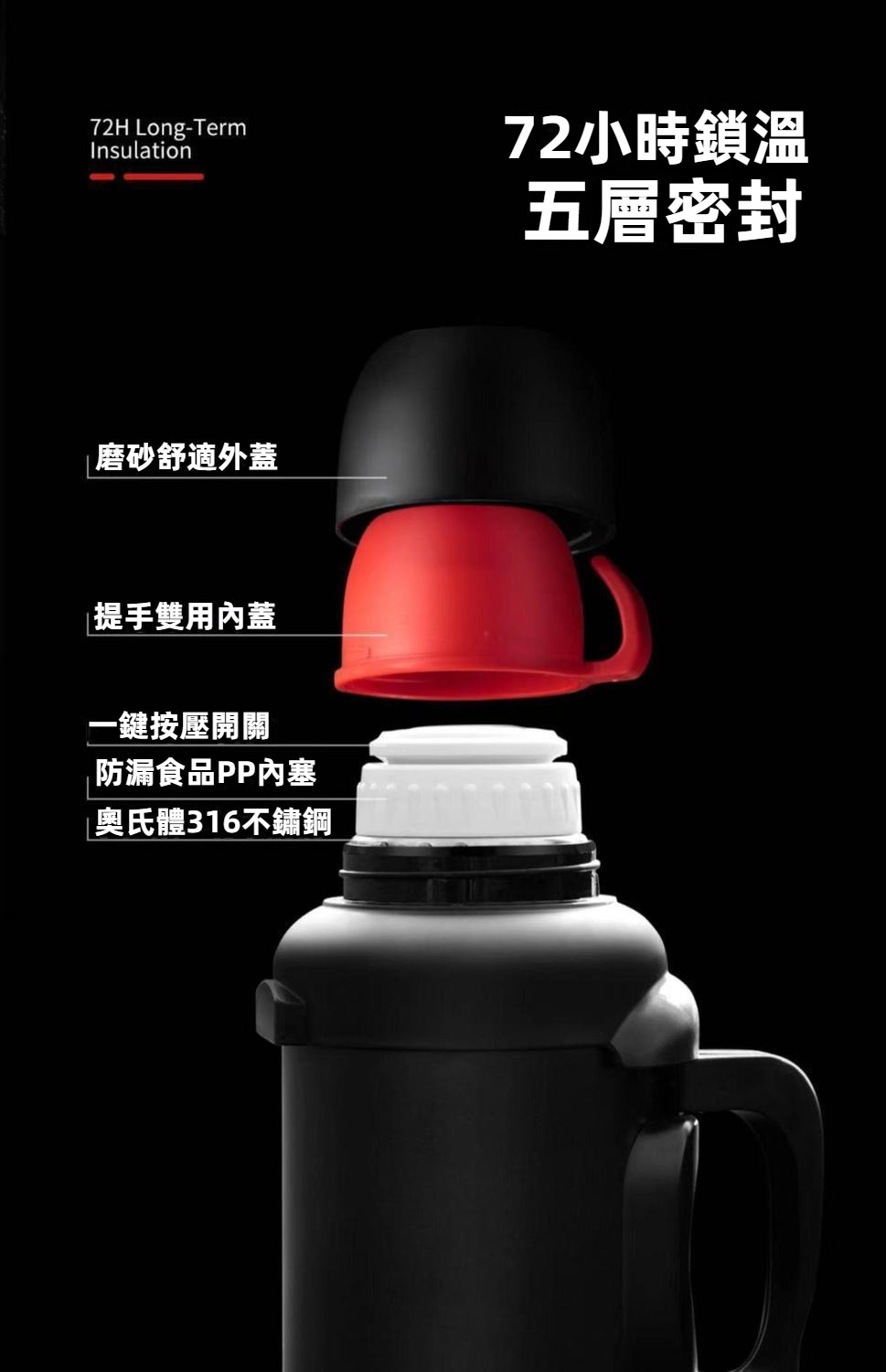 【戶外必備】德國品牌超大保溫水壺6000ml 316大容量不銹鋼保溫壺 72小時保溫 戶外運動便攜式特大號旅行壺 | 蝦皮購物