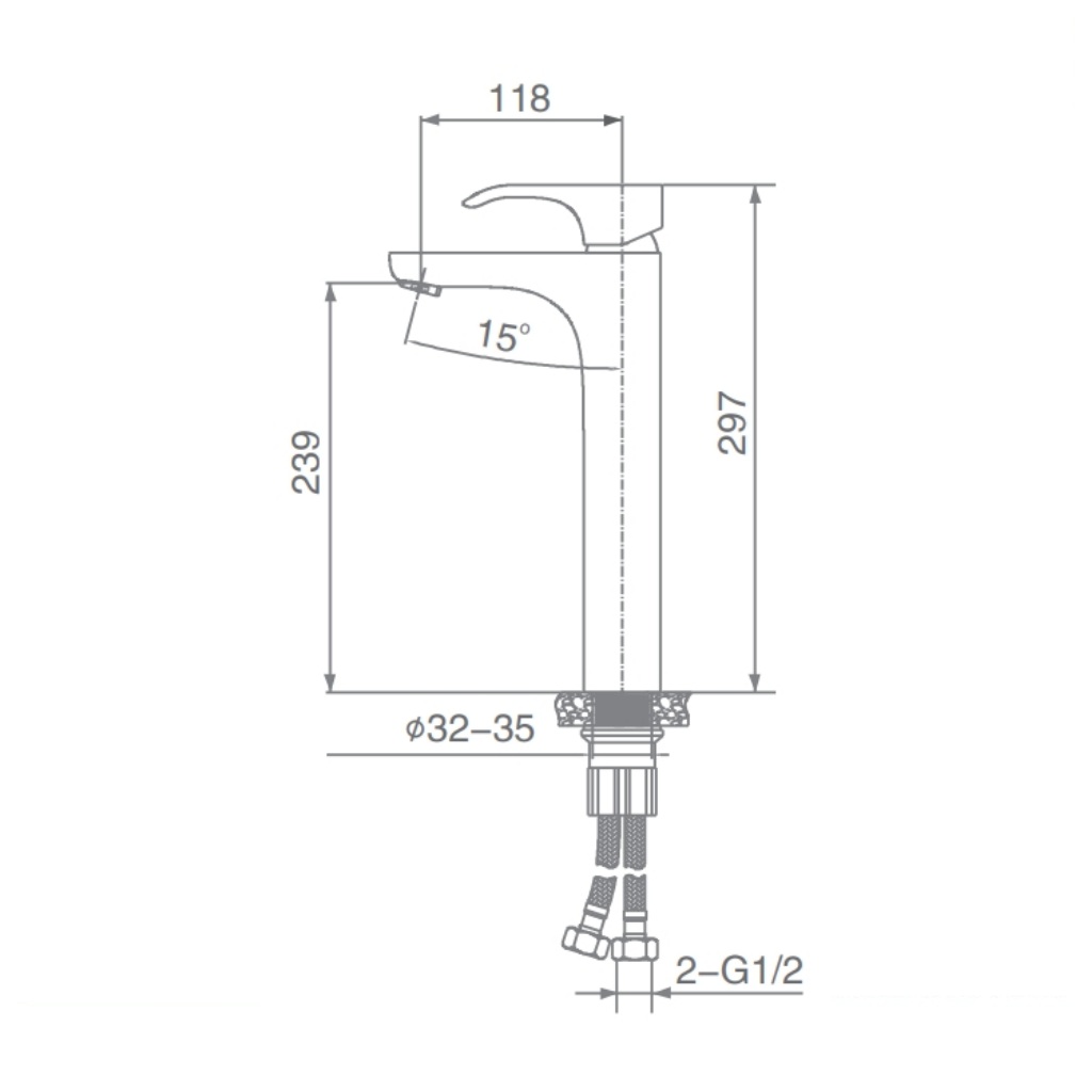 【米多里】高主體單孔面盆龍頭 HMF103-113+P3A | 蝦皮購物