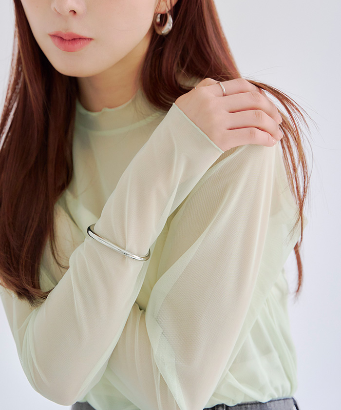 DoReFe 現貨｜ 2024新色 許願款 titivate 四色 內搭必備 高領溫柔透膚 上衣 薄紗 | 蝦皮購物