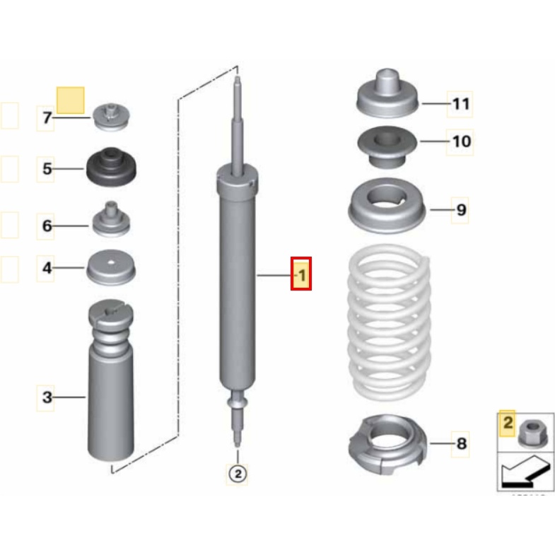 BMW E90 E81 E87 E93前後避震器 避震器 減震器 懸掛避震31316786002 31316786001 | 蝦皮購物