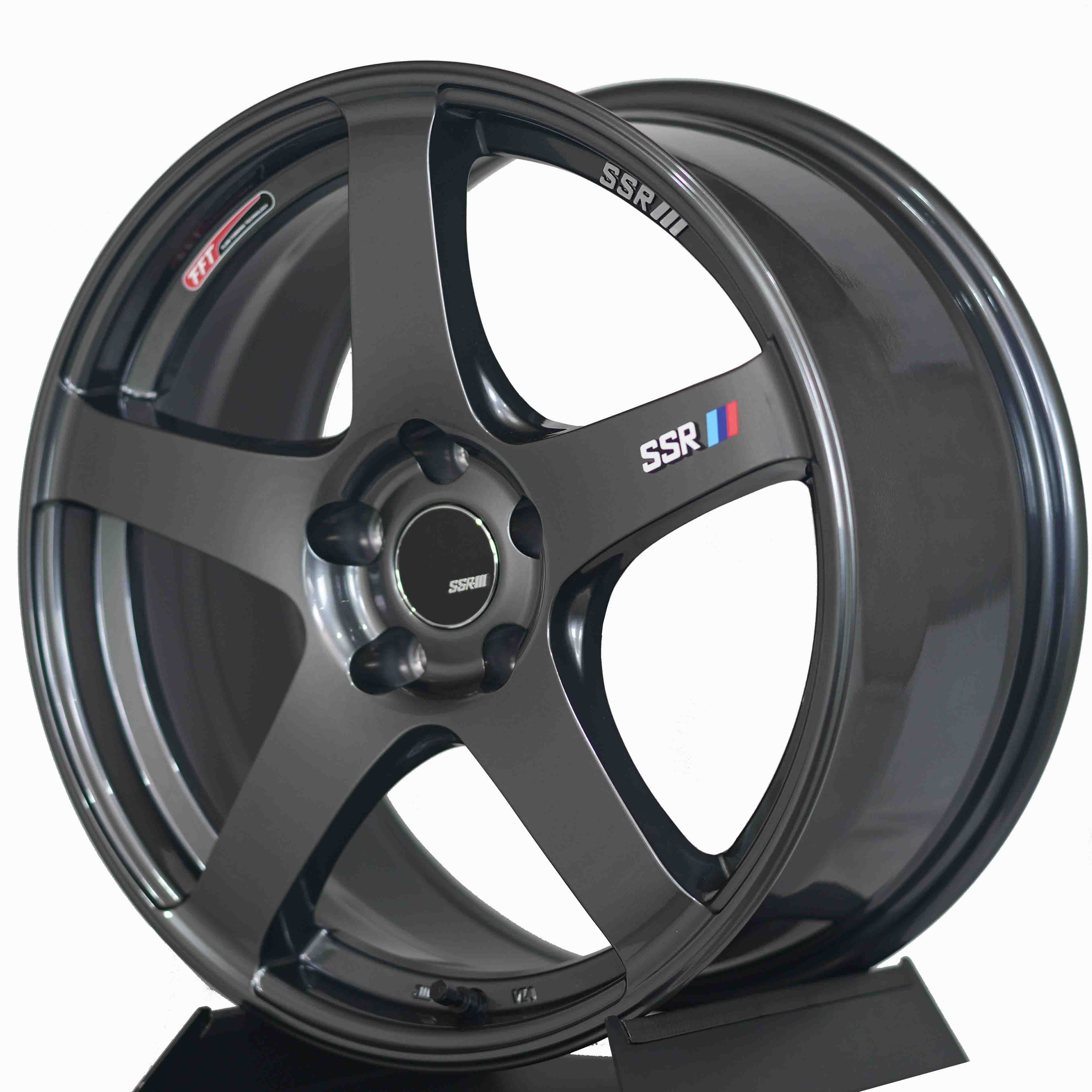 【頂尖】全新 SSR鋁圈 18吋旋壓鋁圈 GTV01 8.5J 5X114.3 ET38 五爪鋁圈 閃灰/亮鐵灰/槍灰色 | 蝦皮購物