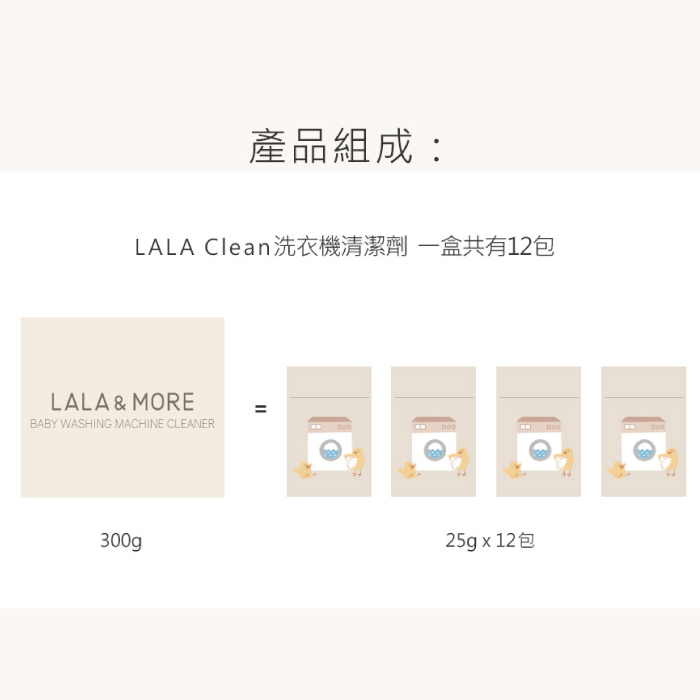 韓國 LALA & MORE CLEAN 洗衣機抑菌清潔粉|洗衣槽清潔劑【麗兒采家】 | 蝦皮購物