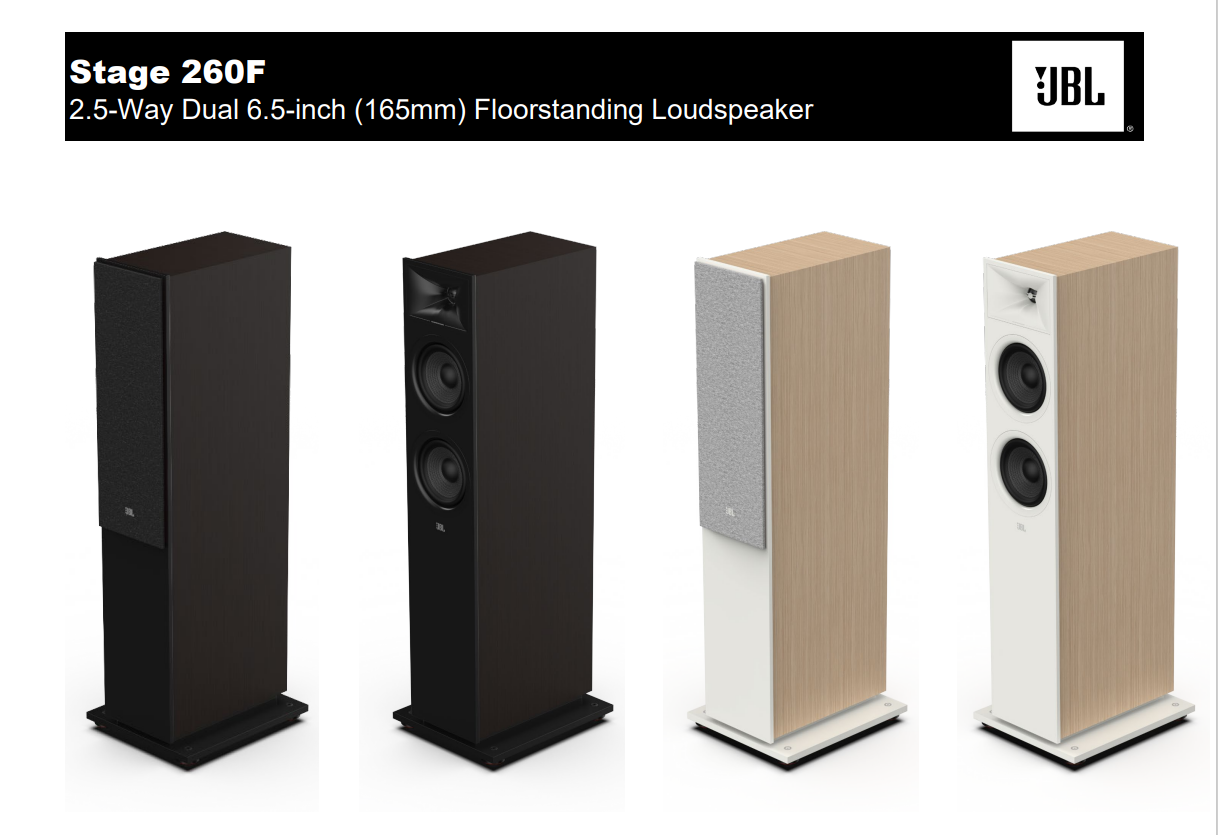 享悅音響(實體店面)美國 JBL Stage 260F 雙6.5吋 落地式喇叭/對 {公司貨} | 蝦皮購物