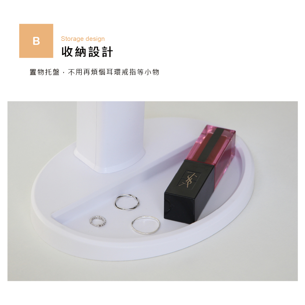 RICHOME 福利品 MR-132 觸控柔光LED三面多倍鏡 化妝鏡 化粧 桌上鏡 梳妝 放大鏡 鏡子 桌鏡 立鏡 | 蝦皮購物
