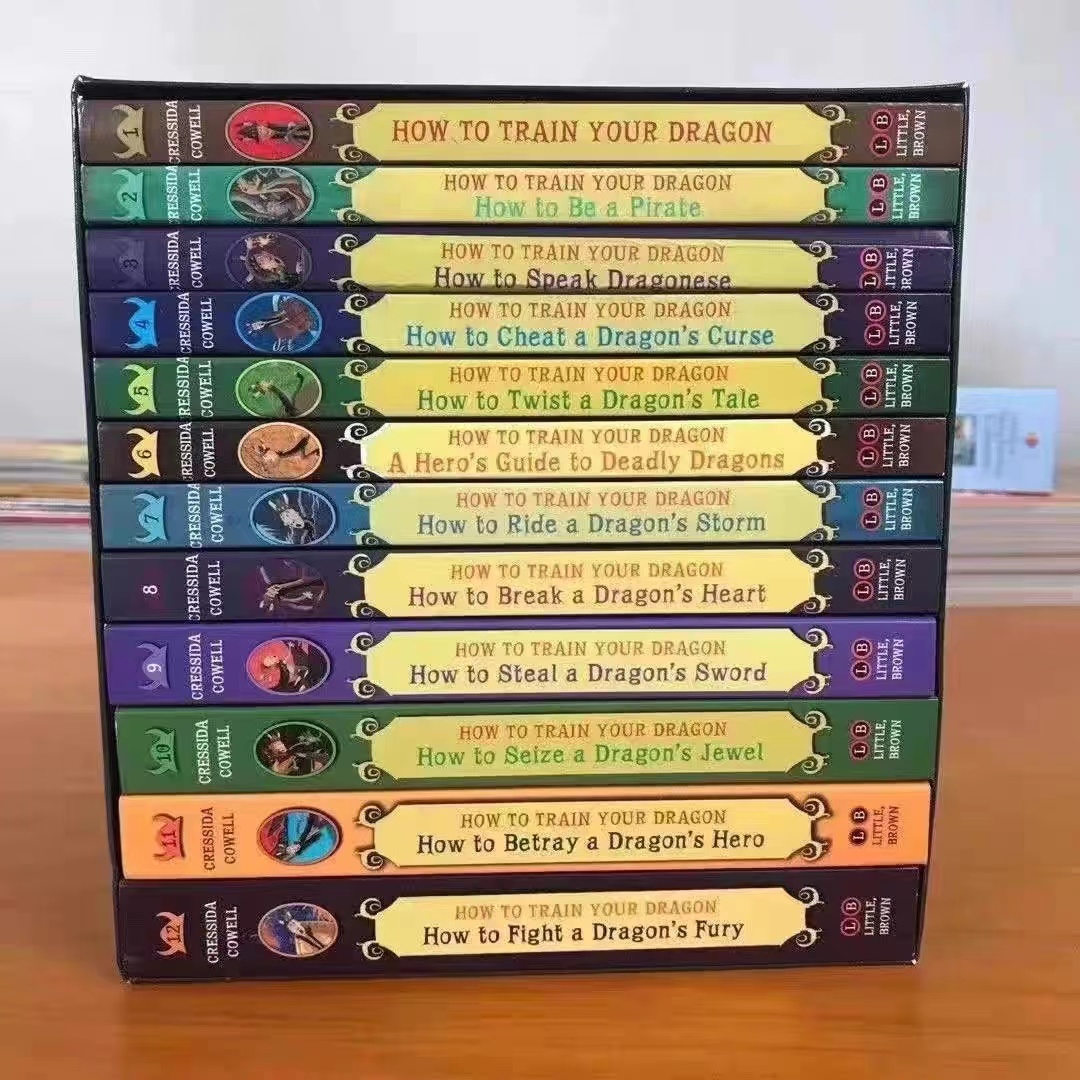 英文原文小說How to Train Your Dragon Complete Series12冊 馴龍高手全套12冊 | 蝦皮購物