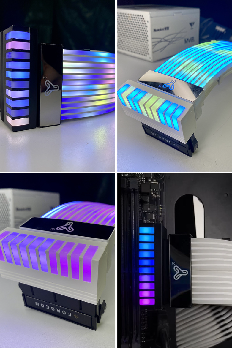 WILSON 24pIN轉接頭 ATX電源90度轉向連接器 5V 3Pin ARGB同步 直角轉彎轉向頭 | 蝦皮購物