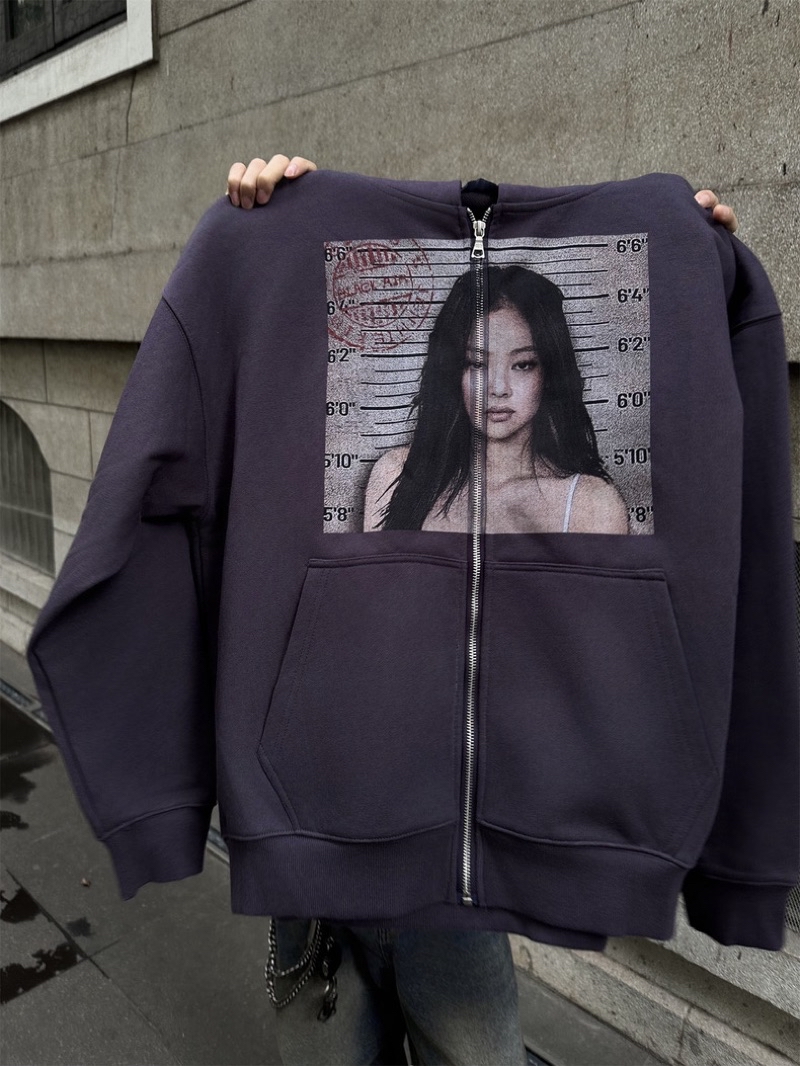 [A$AP STORE] FAMOUS JENNIE 金珍妮 名人肖像 連帽外套 | 蝦皮購物