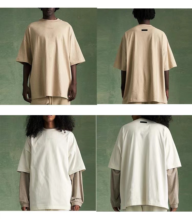 多色可選 Fear Of God FW23 雲係列 Essentials 短袖 胸前 logo 短T fog 短袖 T恤 | 蝦皮購物