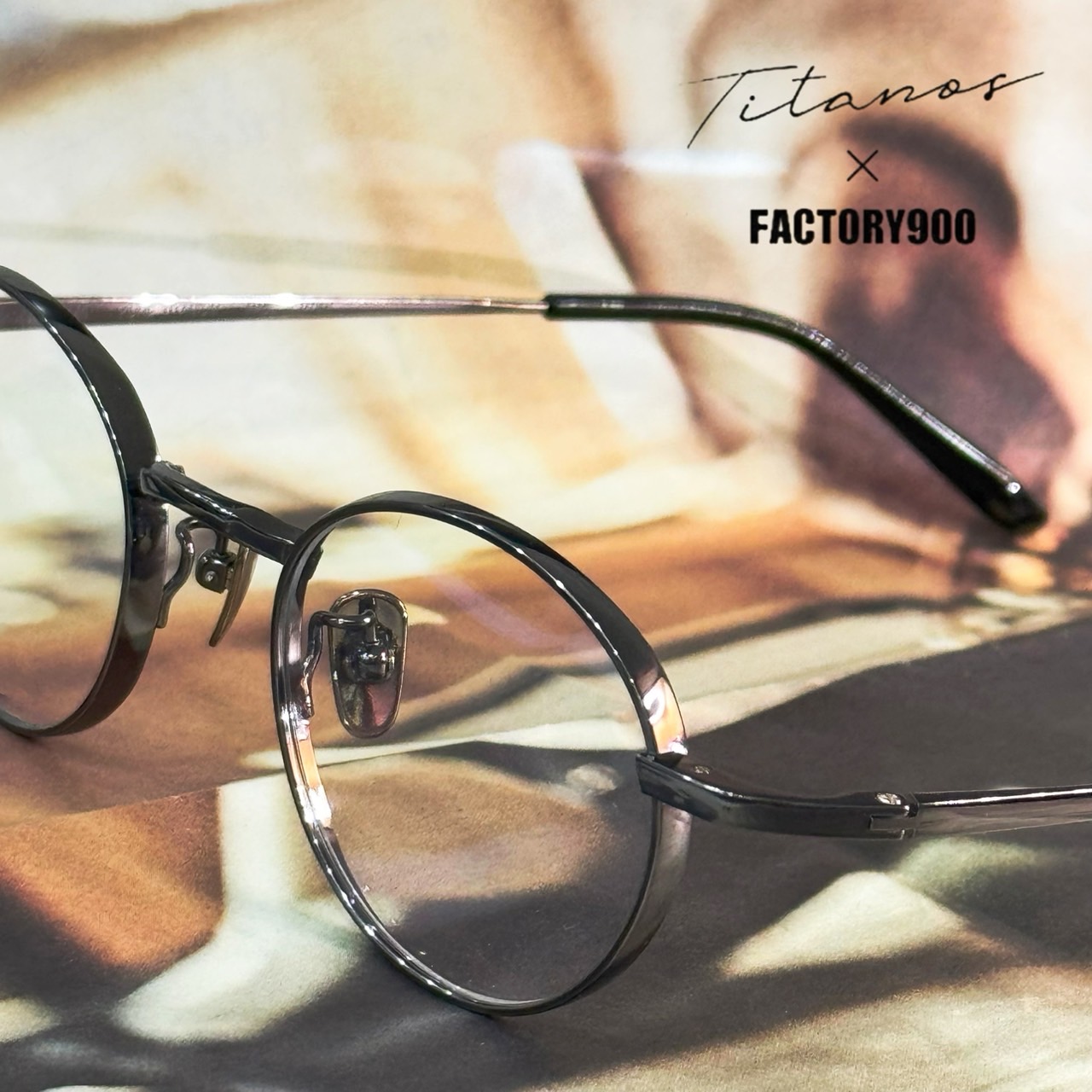 【FACTORY900 x TITANOS 限定聯名款】帝王鈦｜純鈦｜高度近視適用｜日本青山眼鏡｜MF003【唯光眼鏡】 | 蝦皮購物